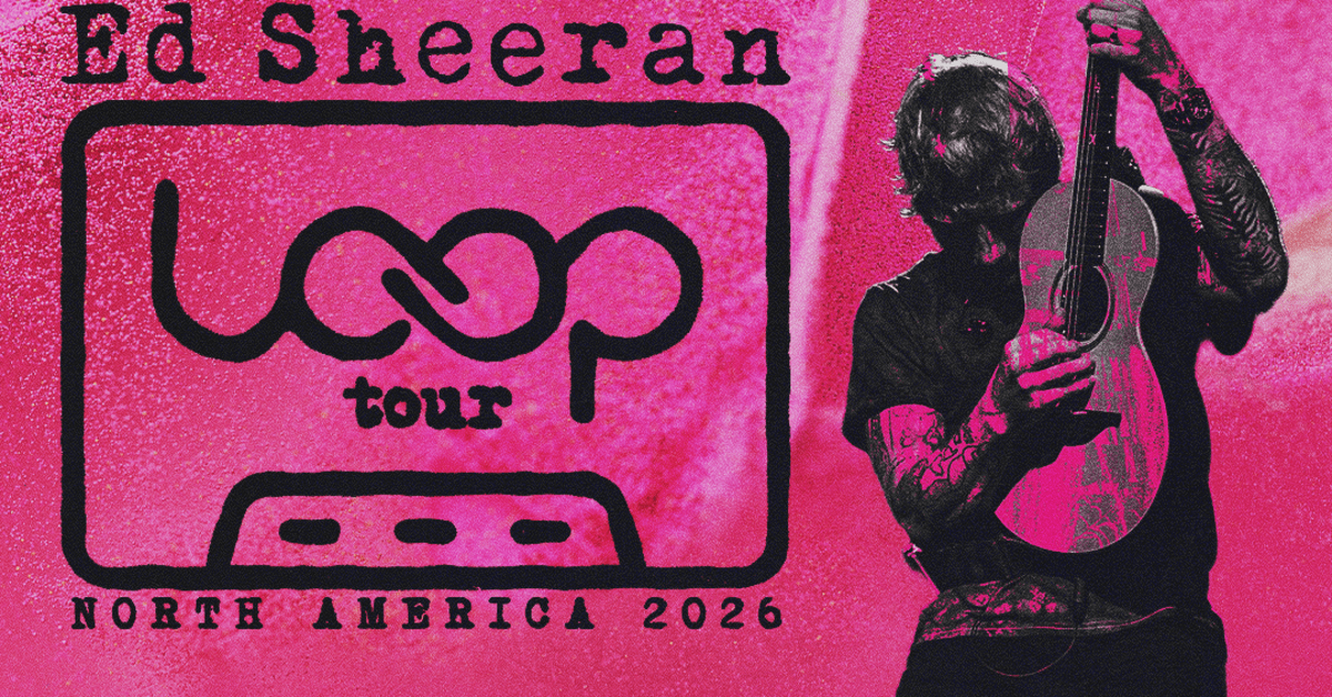 Ed Sheeran will stop in Minneapolis on his 'Loop Tour' - Bring Me The News
