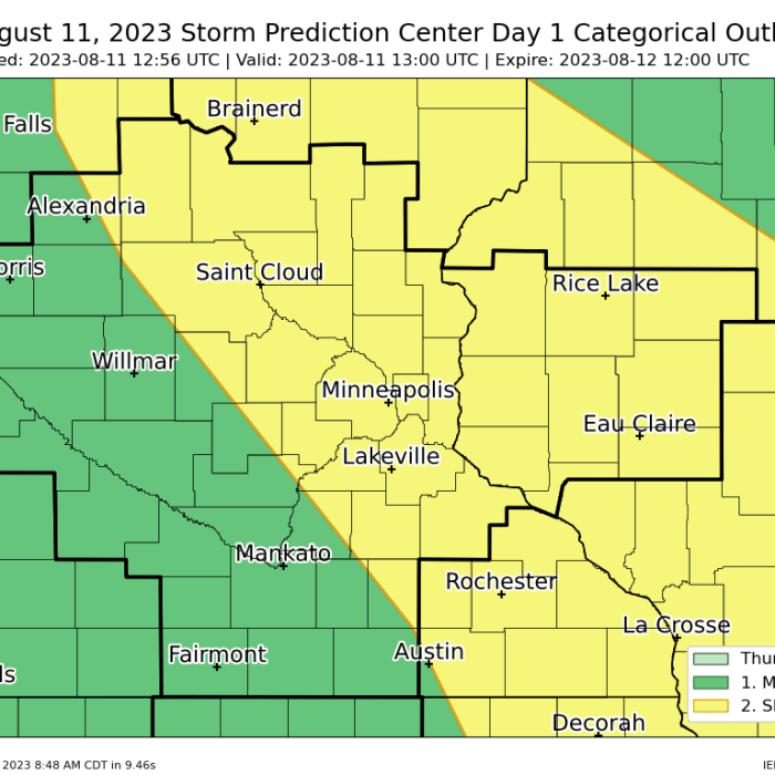 Twin Cities, Mankato, Rochester in threat zone for severe weather ...