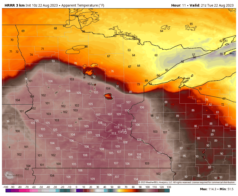 How hot today? Here's what the NWS and the models are predicting ...