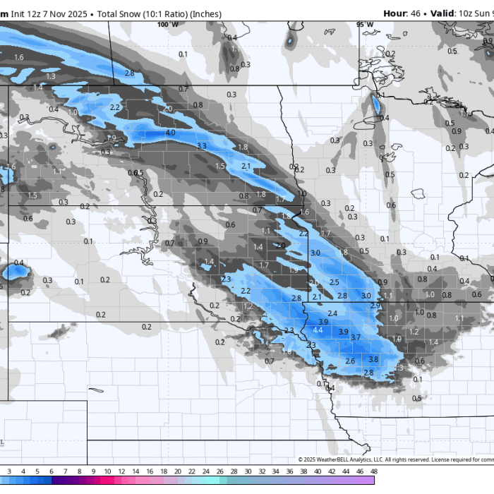 When and where will snow be falling — and possibly accumulating — in ...