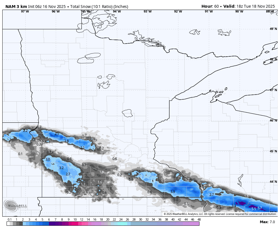 Most models say slush, but some hint at heavier overnight snow Monday ...