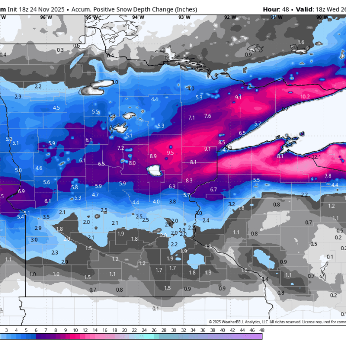 Winter storm warning issued as heavy snow hits Minnesota two days ...