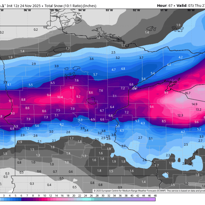 Winter storm warning issued as heavy snow hits Minnesota two days ...