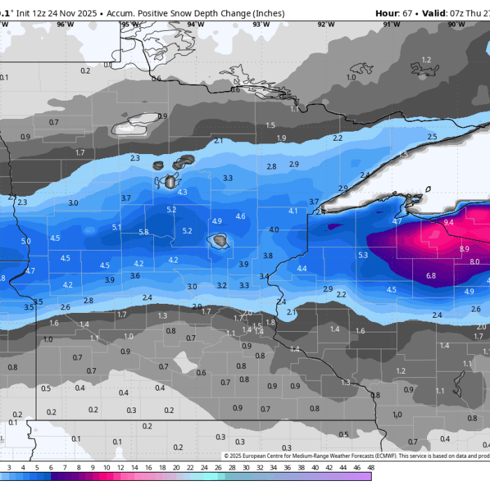 Winter storm warning issued as heavy snow hits Minnesota two days ...