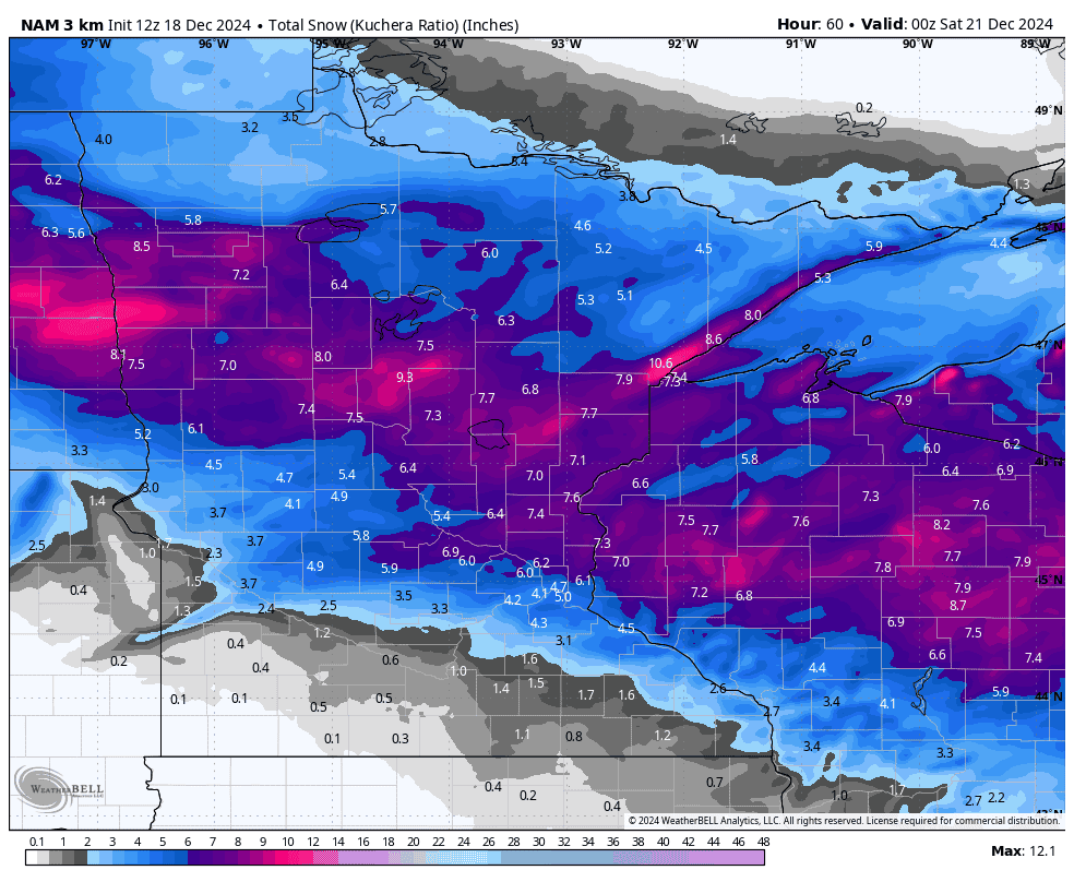 Winter storm warning for Twin Cities: 7 inches possible - Bring Me The News
