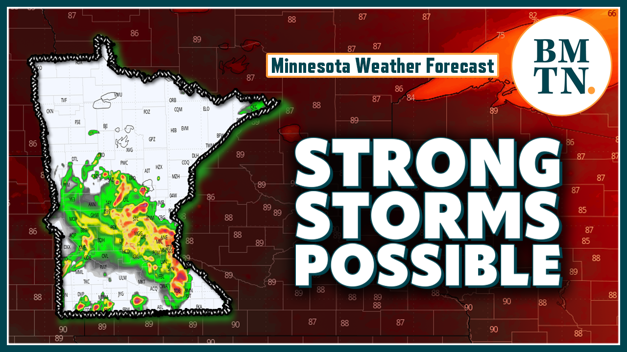 Where rain and storms will strike Thursday-Friday in Minnesota - Bring ...
