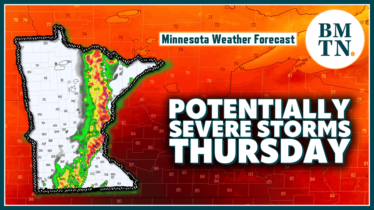 Where rain and storms will strike Thursday-Friday in Minnesota - Bring ...