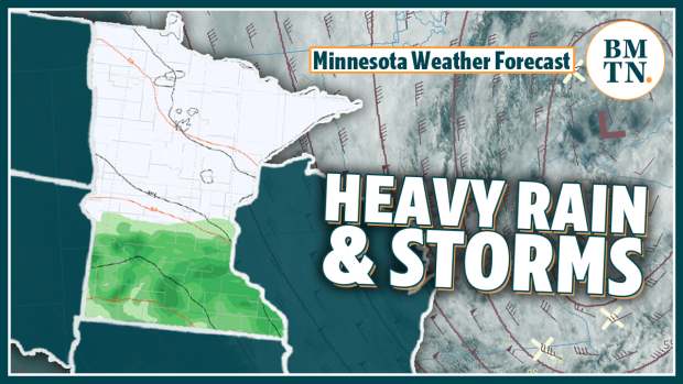 Tracking when and where storms and heavy rain will arrive in Minnesota ...