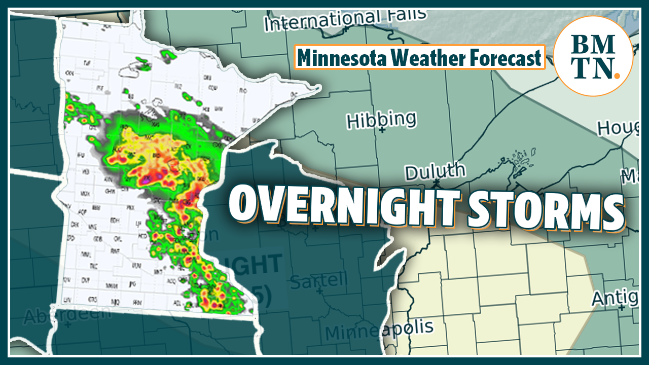 Two rounds of severe storms could strike Minnesota on Thursday - Bring ...