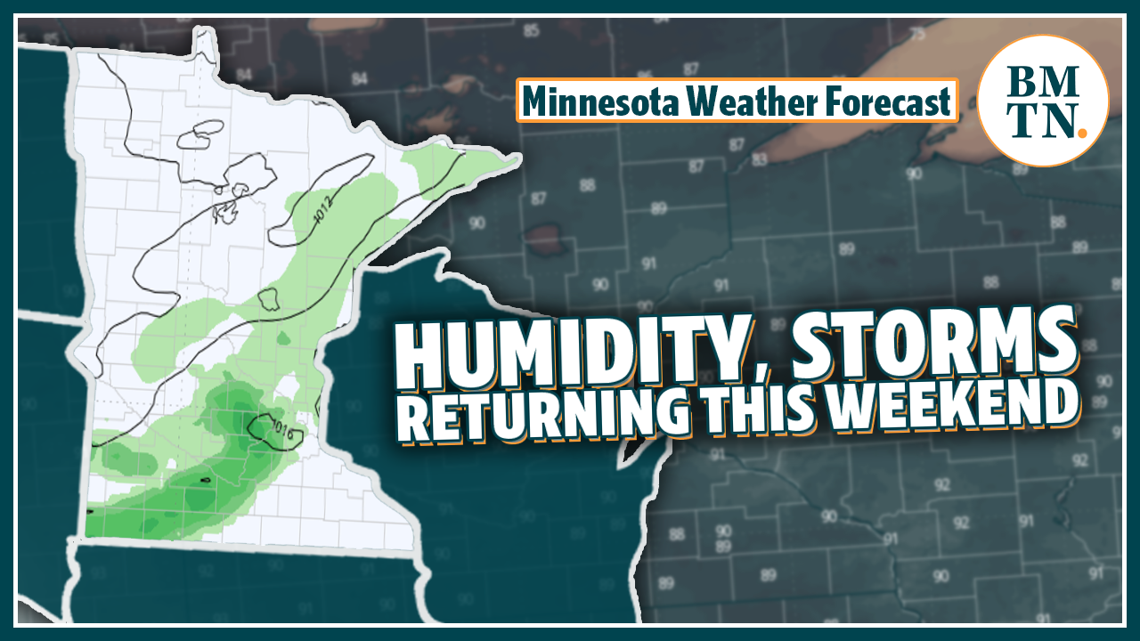 Very humid air moves in as rounds of storms threaten Minnesota this ...