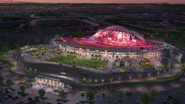Live Nation reveals first look at 'Mystic Lake Amphitheater', which ...