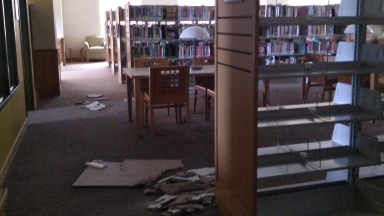 Scott County library closed by water damage from apartment above ...