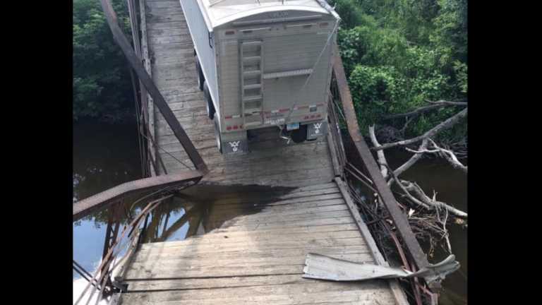Trucker collapses historic bridge, causing up to $1M damage - Bring Me The News