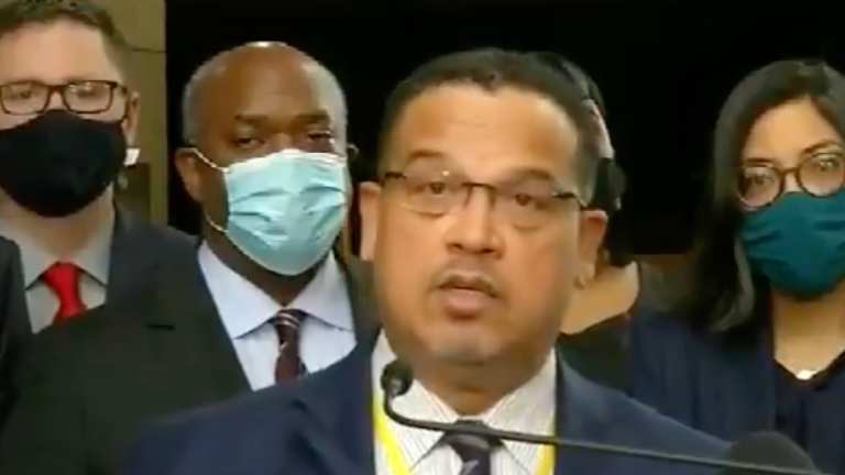 'The first step towards justice': AG Keith Ellison calls for change ...