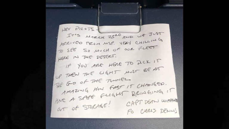 Minnesota pilot's pre-pandemic note found on plane 435 days later ...