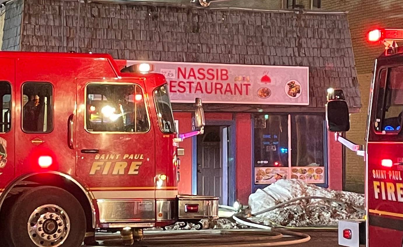 Nassib Restaurant in St. Paul damaged by fire - Bring Me The News