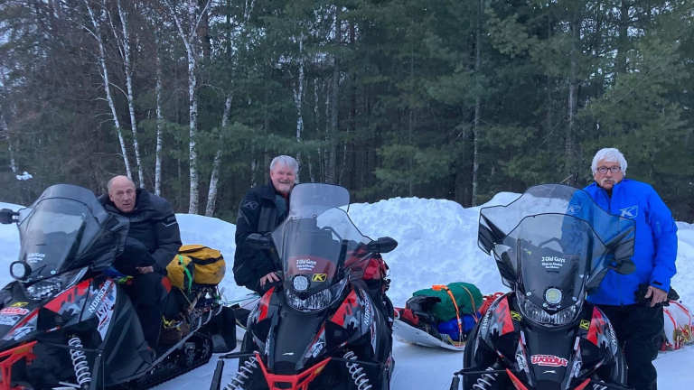 3 old guys from Minnesota documenting 4,000-mile snowmobile journey to ...