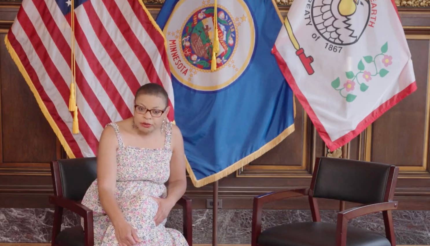 Watch: Sheletta Brundidge makes campaign pitch as Gov. Walz steps out ...