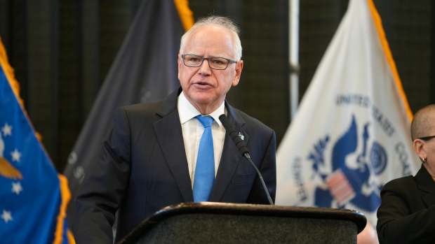 President Trump calls Gov. Tim Walz slur after announcing immigration ...