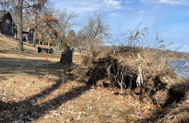 Ice ridges damage northern Minnesota shoreline - Bring Me The News