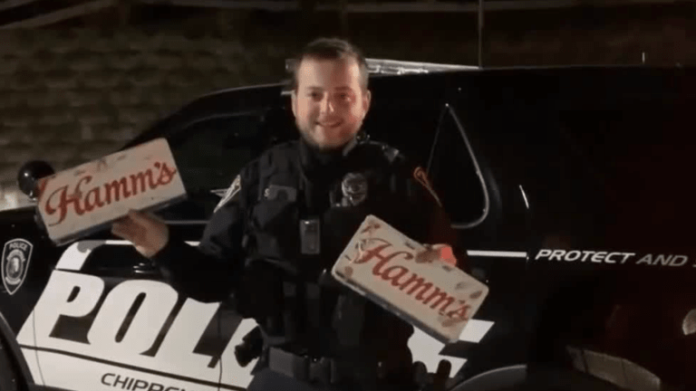 Wisconsin drunk driver made license plates out of Hamm's beer box ...