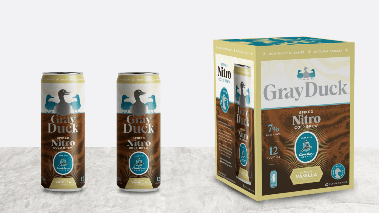 Caribou Coffee and Gray Duck Spirits collaborate on 'spiked' nitro cold brew - Bring Me The News