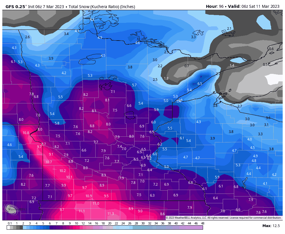 Minnesota weather: Winter storm watch ahead of Thursday-Friday ...