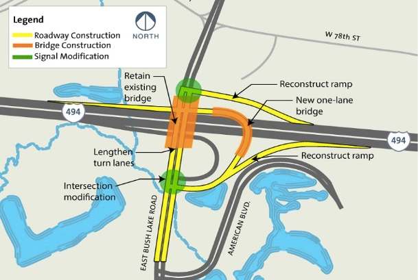 Part of Interstate 494 to close over the next 2 weekends - Bring Me The ...
