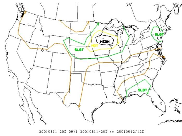 'High risk' severe weather days aren't reserved for Tornado Alley ...