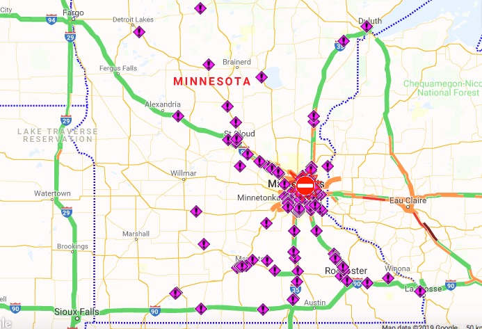 Dozens of crashes in Twin Cities, I-694 re-opens in Shoreview - Bring ...