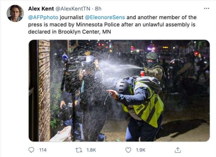 Photographer reports being maced and punched by police, other ...