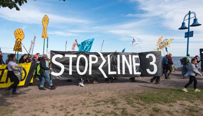 Line 3 activists win restraining order against Hubbard Co. sheriff ...