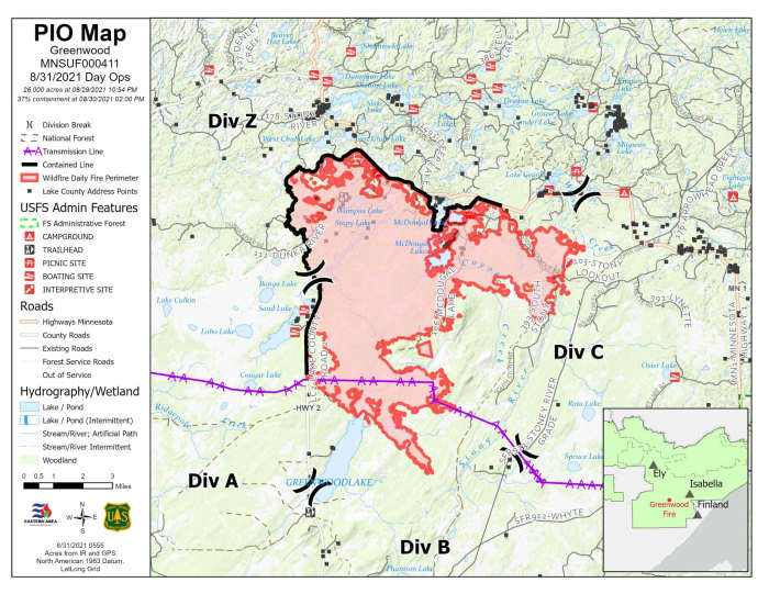 Greenwood Fire now more than 30% contained, evacuation order for one ...