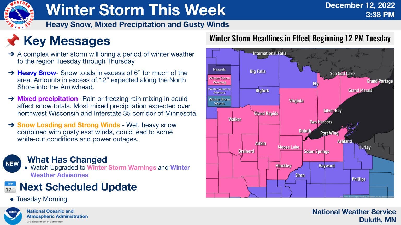 Winter storm and ice warnings issued ahead of dynamic storm in ...