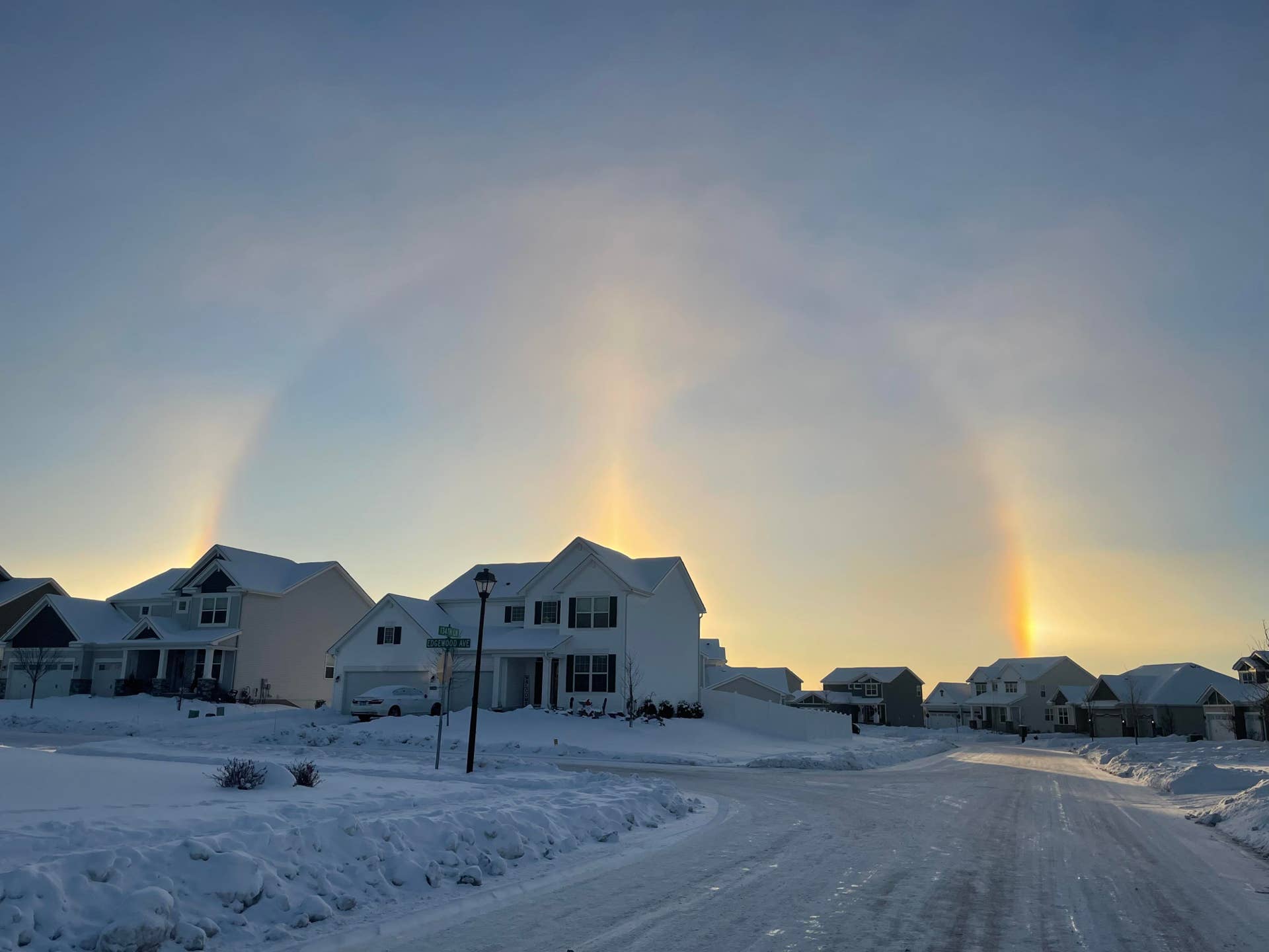 Photos: Sundog shines over Twin Cities neighborhood - Bring Me The News