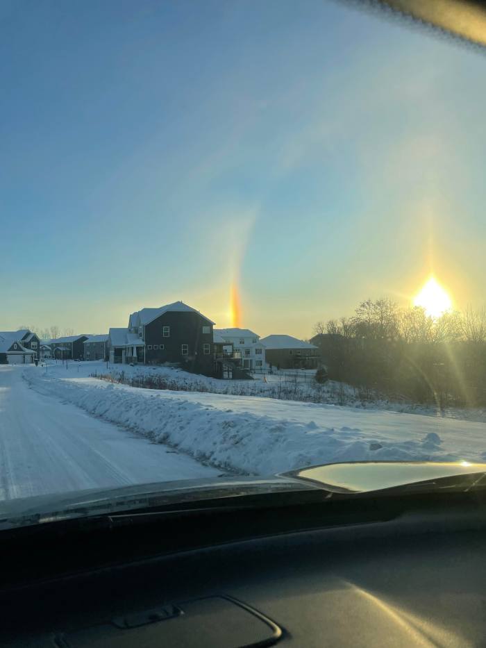 Photos: Sundog shines over Twin Cities neighborhood - Bring Me The News