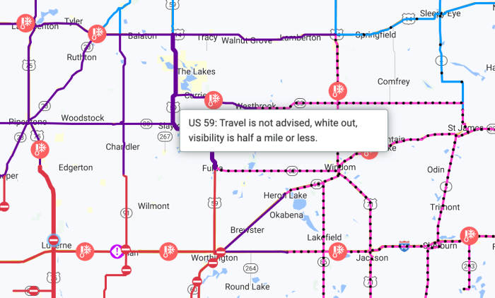 Blizzard latest: MnDOT closes part of I-90, highways in southern MN ...