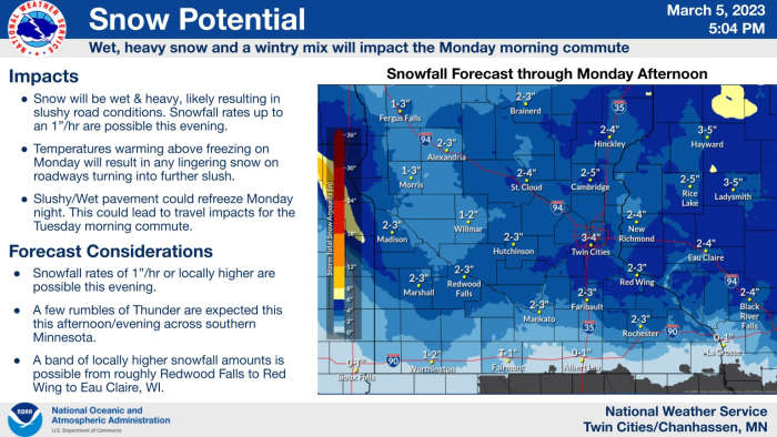 Minnesota weather: Light accumulations with messy Sunday system; bigger ...