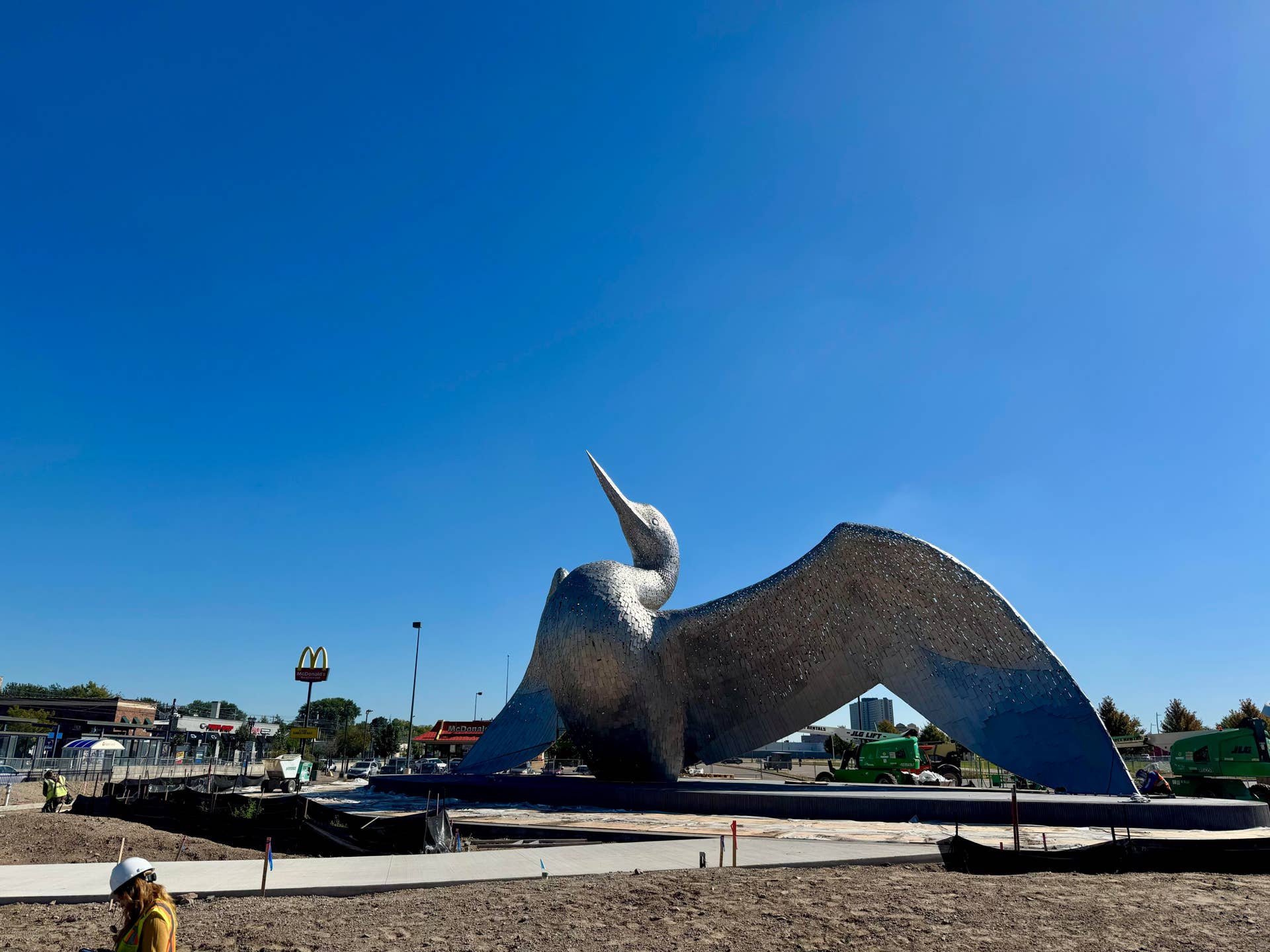 Giant loon lands outside St. Paul's Allianz Field - Bring Me The News