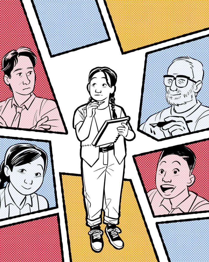 Step into the world of comic book-inspired play 'Drawing Lessons ...