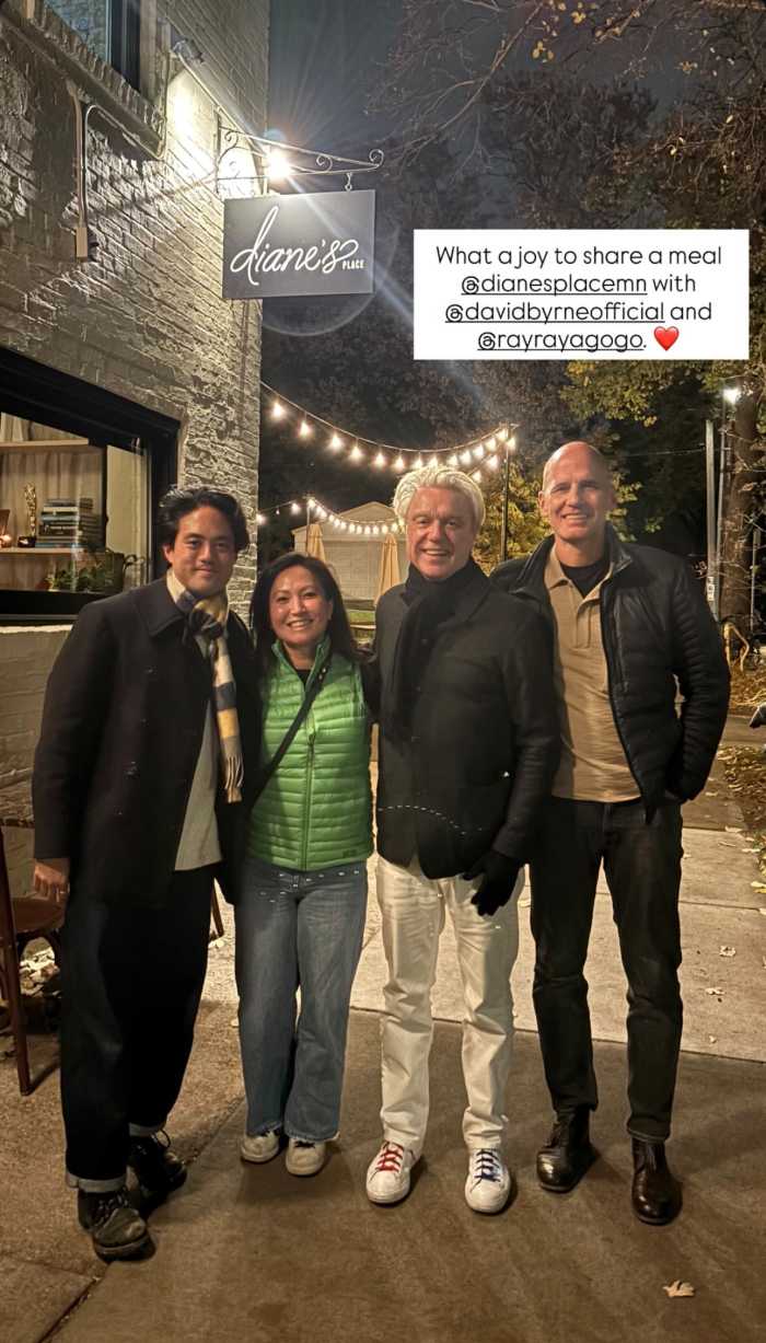 David Byrne dines at Minneapolis' hottest restaurant ahead of Orpheum ...