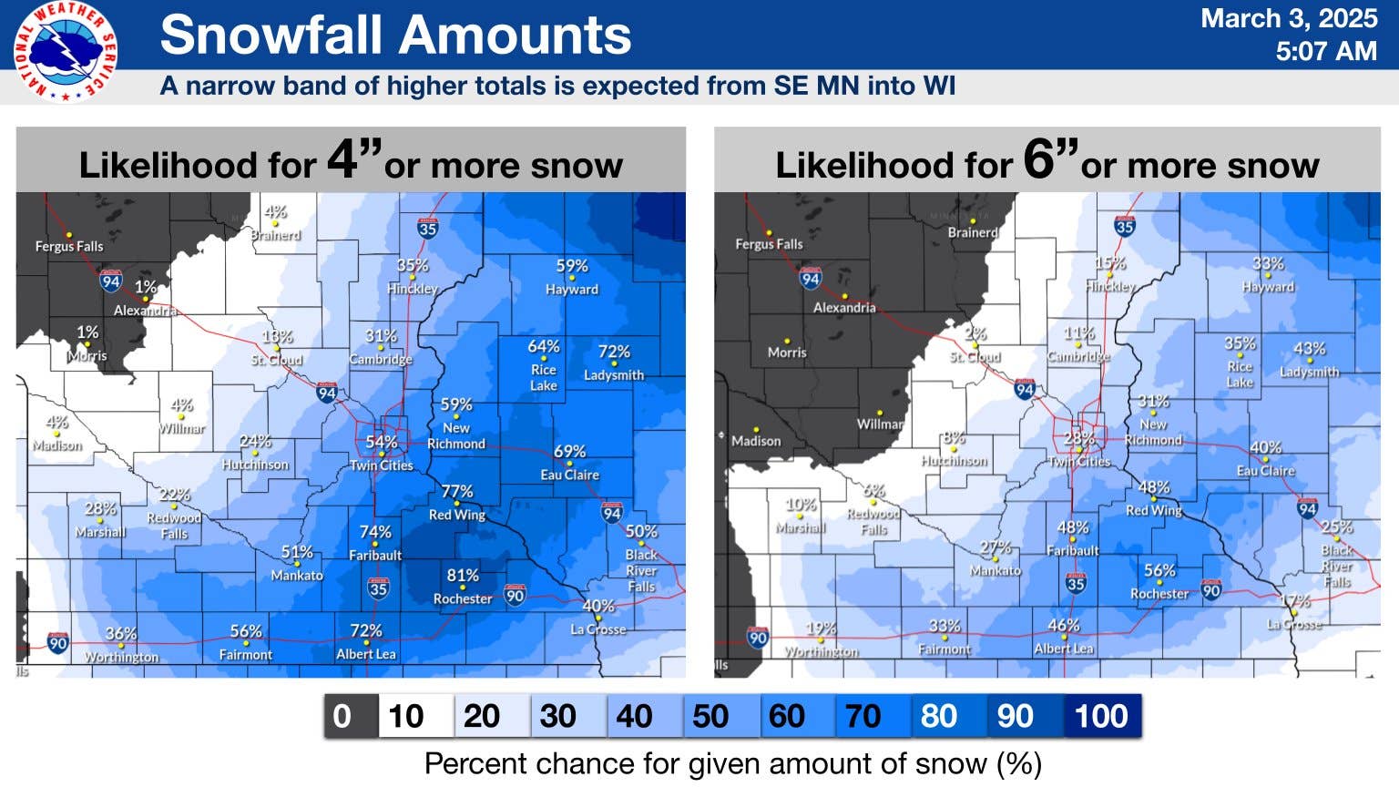 Winter storm watch in Minnesota, blizzard conditions possible as heavy ...