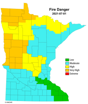 High fire danger in MN: Don't light off those fireworks - Bring Me The News
