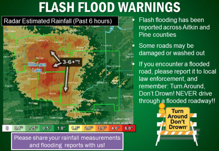 Parts of Minnesota slammed with another round of extreme rainfall ...