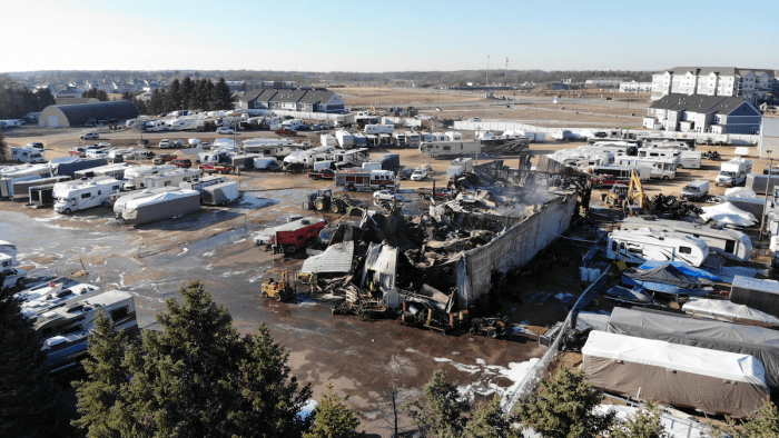 1 person found dead inside Maple Grove business that burned down ...