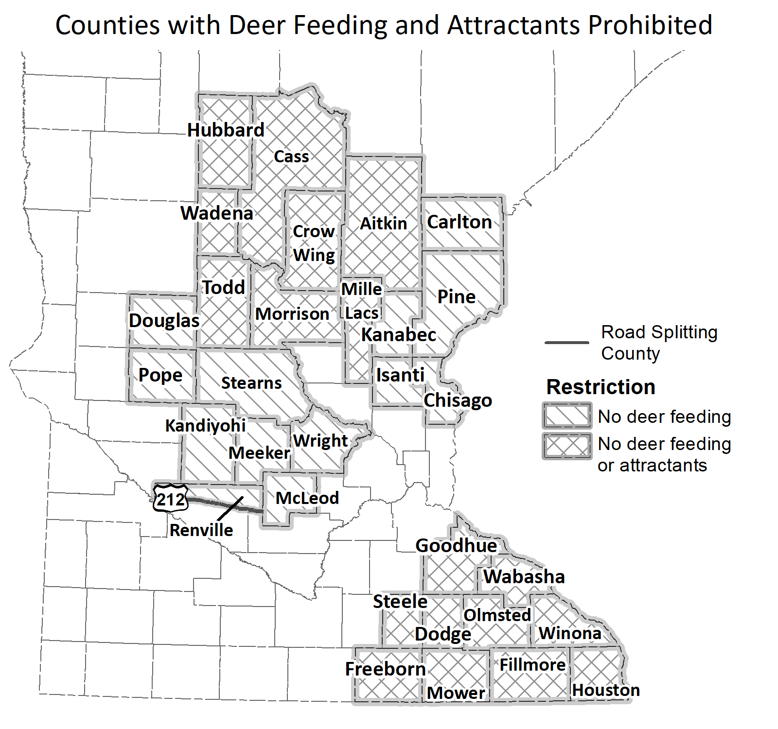 7 counties added to DNR's deer-feeding ban to prevent CWD spread ...