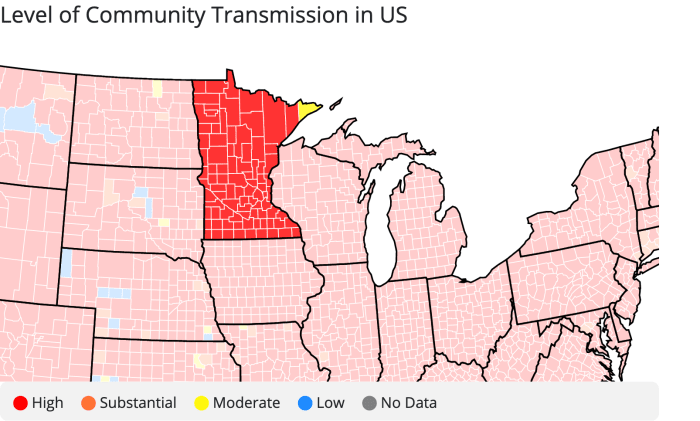 County infection rates rise almost everywhere in latest Minnesota COVID ...