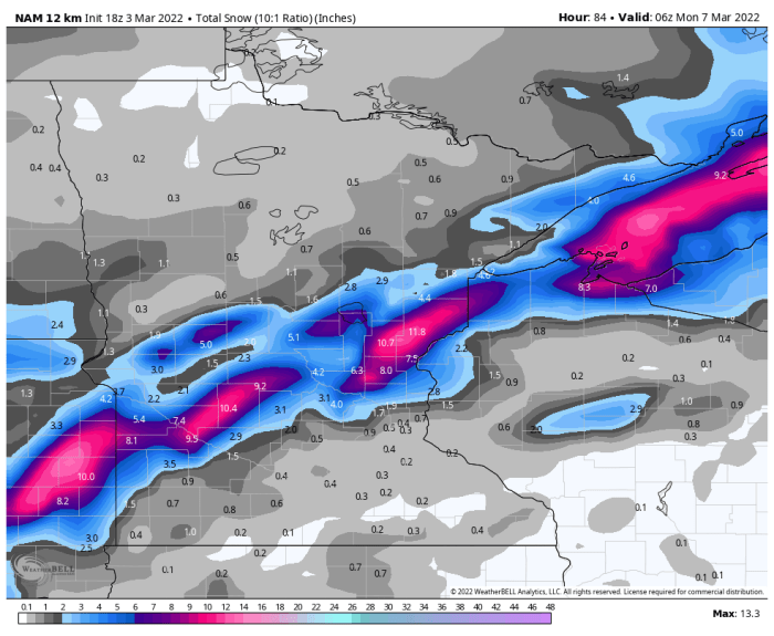 Storm still on track: Where in MN will it be snow, freezing rain ...