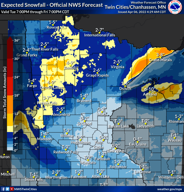 Spring storm hitting Minnesota hard with high winds, snow - Bring Me ...
