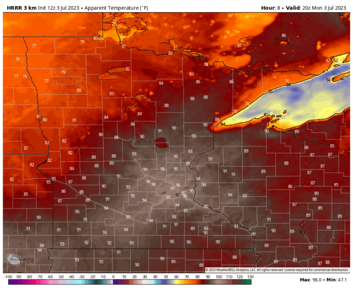 Storms with frequent lightning possible Monday, Tuesday in Minnesota ...